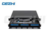 China Slide Withdrawable 24 Cores 1U Rack Mount Optical Distribution Frame ODF for sale