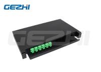 China Slide Withdrawable 24 Cores 1U Height Optical Distribution Frame Fiber Optic Box for Indoor Installation for sale
