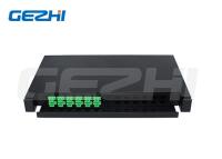 China Slide Withdrawable 24 Cores 1U Height Optical Distribution Frame Fiber Optic Box for Indoor Installation for sale