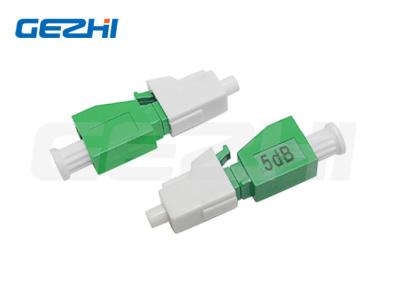 China LC/APC Fiber Optic Attenuator with Plastic Housing for Testing Equipment Female to Male LC 1dB-30dB Attenuation for sale