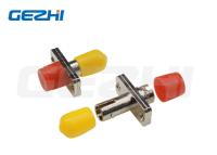 China FC to ST Metal Singlemode SM Fiber Optic Adapter with Low Insertion Loss ≤0.2dB and Zinc Alloy Construction for sale