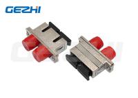 China Hybrid Duplex Fiber Optic Adapter with Ceramic Sleeve and Low Insertion Loss for SC-FC Connections for sale
