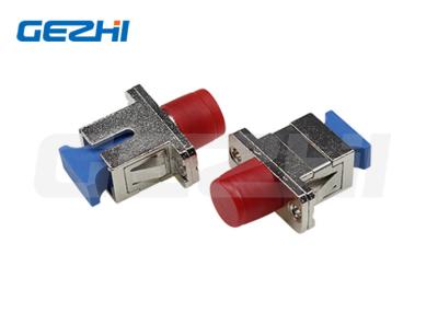 China SC-FC-SM Hybrid Fiber Optic Adapter with Low Insertion Loss High-Quality Ceramic Sleeve for Wide Temperature Range Applications for sale