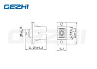 China SC-FC-SM Hybrid Fiber Optic Adapter with Low Insertion Loss High-Quality Ceramic Sleeve for Wide Temperature Range Applications for sale