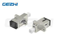 China PC Hybrid Adapter with Ceramic Sleeve and Metal Housing for Precise SC to LC Single Mode Connections for sale