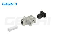 China PC Hybrid Adapter with Ceramic Sleeve and Metal Housing for Precise SC to LC Single Mode Connections for sale