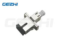 China PC Hybrid Adapter with Ceramic Sleeve and Metal Housing for Precise SC to LC Single Mode Connections for sale