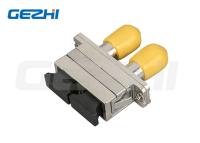 China SC-ST DX Hybrid Fiber Optic Adapter with Low Insertion Loss Ceramic Sleeve and RoHS Compliance for sale