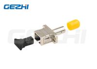 China Hybrid SC ST Fiber Optic Adapter Simplex Singlemode with Zirconia Sleeve and Low Insertion Loss for Wide Temperature Range for sale