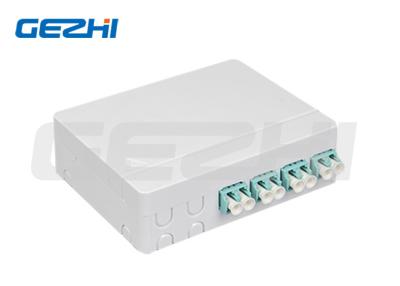 China Waterproof 4 Core FTTH Termination Box Wall Mount Fiber Optic Terminal Box with ABS Material for sale