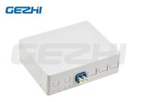 China Waterproof 4 Core FTTH Termination Box Wall Mount Fiber Optic Terminal Box with ABS Material for sale