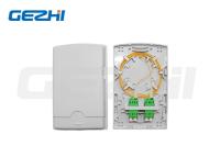 China Wall Mount 2 Core Fiber Optic Termination Box with ABS Material for FTTX Access and Tele-communications Network for sale