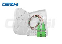 China Wall Mount 2 Core Fiber Optic Termination Box with ABS Material for FTTX Access and Tele-communications Network for sale