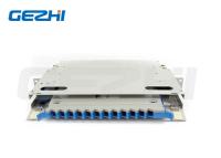 China 12 Core Optical Distribution Frame ODF 19 Inch Rack Mountable Fiber Optic Patch Panel in Cold Rolled Steel for sale