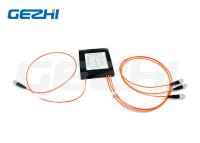 China FTTX Multimode Fiber Optic Splitter 62.5/125um 650nm 50/50 Coupling Ratio FBT Coupler for GPON Networks for sale
