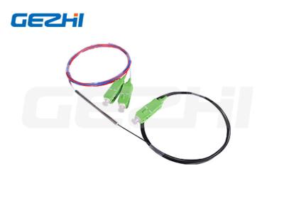 China 0.9mm Tube FBT Fiber Optic Splitter with Low Insertion Loss Wide Operating Wavelength and Compact Design for sale