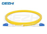 China LC UPC To LC UPC Single Mode Patch Cables Duplex OS2 9/125μM 2.0mm for sale