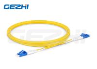 China LC UPC To LC UPC Single Mode Patch Cables Duplex OS2 9/125μM 2.0mm for sale