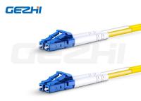 China LC UPC To LC UPC Single Mode Patch Cables Duplex OS2 9/125μM 2.0mm for sale