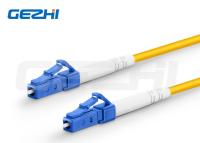 China OEM Single Mode Fiber Patch Cable LC/UPC To LC/UPC Simplex OS2 1310/1550nm for sale