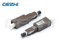 China Customized MU/UPC Single Mode Fiber Optic Attenuator with 1260~1620nm Wavelength and 1~25dB Attenuation Featuring Zirconia Ceramic Ferrule for sale