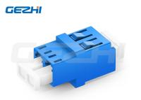 China LC/UPC to LC/UPC Duplex OS2 Fiber Optic Adapter with Ceramic Sleeve and Tool-less Snap-in for Low Insertion Loss ≤0.2dB for sale