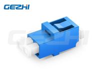 China LC/UPC to LC/UPC Duplex OS2 Fiber Optic Adapter with Ceramic Sleeve and Tool-less Snap-in for Low Insertion Loss ≤0.2dB for sale
