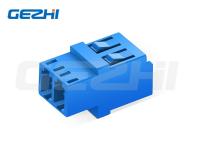 China LC/UPC to LC/UPC Duplex OS2 Fiber Optic Adapter with Ceramic Sleeve and Tool-less Snap-in for Low Insertion Loss ≤0.2dB for sale