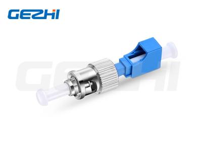 China LC Female to ST Male Hybrid Fiber Optic Adapter with ≤0.5dB Insertion Loss for OS2 Single Mode Networks for sale