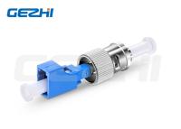 China LC Female to ST Male Hybrid Fiber Optic Adapter with ≤0.5dB Insertion Loss for OS2 Single Mode Networks for sale