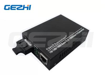 China 1310nm Wavelength 20KM Transmission Distance SC Connector Single Mode Media Converter for Ethernet Networks for sale