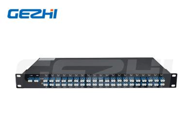 China 1U Rack Mount 40CH AAWG DWDM Mux Demux Module with 100GHz Channel Spacing and LC/UPC Connector for sale