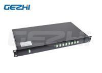 China 8 Channels DWDM Mux Demux 1U 19'' Rack LC/APC Connector Dense Wavelength Division Multiplexer for sale