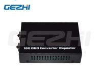 China Mini 10G OEO SFP+ to SFP+ Media Converter with 3R Repeater for Long Haul Transmission Up To 80KM and Hot-Plugging Support for sale