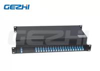 China 40 Channels Dual Fiber DWDM Mux Demux with Athermal Design in 1U Rack Mount AAWG Passive Device for sale