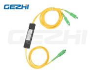 China OEM Fiber Optical Splitter with SC/APC Connector 1x2 Split Ratio for Singlemode Fiber PLC Splitter for sale