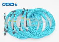 China Gezhi MPO Cable 12 Fibers Type B Multimode OM4 Fiber Patch Cord for sale