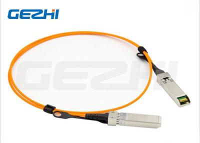 China Hot Pluggable 10Gb/s SFP+ AOC Cable with Low Power Consumption for 10G Ethernet and Data Centers for sale