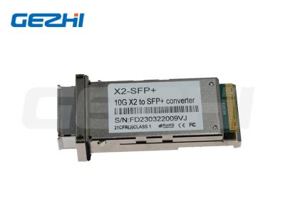 China X2-SFP Converter 10G X2 Optical Module with 300m-80km Distance and 2 Watt Power Dissipation for sale