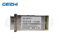 China X2-SFP Converter 10G X2 Optical Module with 300m-80km Distance and 2 Watt Power Dissipation for sale