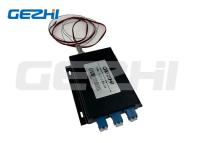 China High Reliability 2x4 Fiber Optical Switch 1260~1650nm TTL Control Optical Switch Remote Monitoring in Optical Network for sale