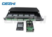 China 144 Core 1U Rack Mount MPO-LC/APC Single Mode Fiber ODF Optical Fiber Distribution Frame for sale