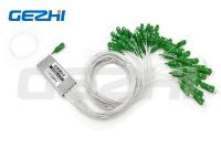 China 1x64 Plc Splitter Wavelength 1260 - 1650nm Fiber Type PLC Optic Splitter for sale