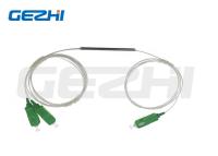 China 1x2 Fused Biconical Taper Optical Fiber Splitter FBT Splitter 1x2 FBT Fiber Optic Coupler Splitter SC / APC for sale