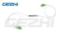 China 2X2 Mini PLC Optical Fiber Splitter 2 Way Fiber Optic PLC Splitter With FC Connector for sale