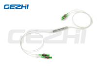 China 2X2 Mini PLC Optical Fiber Splitter 2 Way Fiber Optic PLC Splitter With FC Connector for sale
