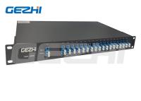 China 18 Channel CWDM Module CWDM Mux Demux with Low Insertion Loss and 1U 19'' Rack Mount for sale
