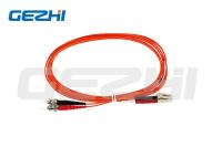 China LC to ST Fiber Patch Cord with Low Insertion Loss High Return Loss for Telecom Systems 3 Years Warranty for sale