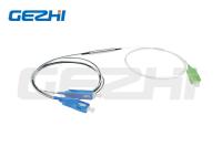 China 1x2 FWDM Device with 1550nm Transmission and 1310&1490nm Reflection in Steel Tube Package for FTTX Applications for sale