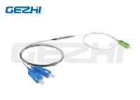 China 1x2 FWDM Device with 1550nm Transmission and 1310&1490nm Reflection in Steel Tube Package for FTTX Applications for sale